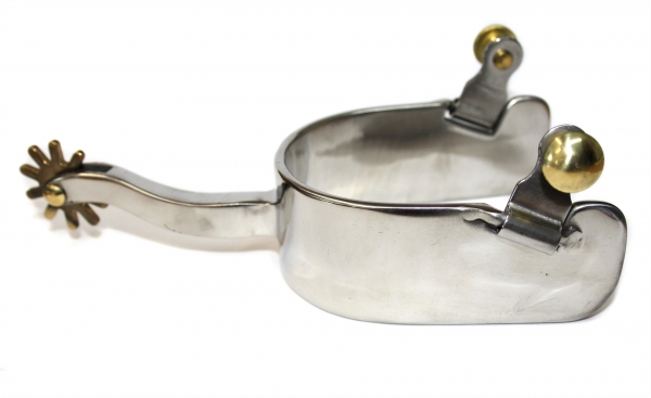 Westernové ostrohy - "KS" SS Cutting Plain Spurs :: WESTERN STYLE & RIDE