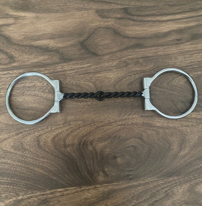 SS Twisted Wire D - Ring Snaffle Bit, 12,7cm :: WESTERN STYLE & RIDE